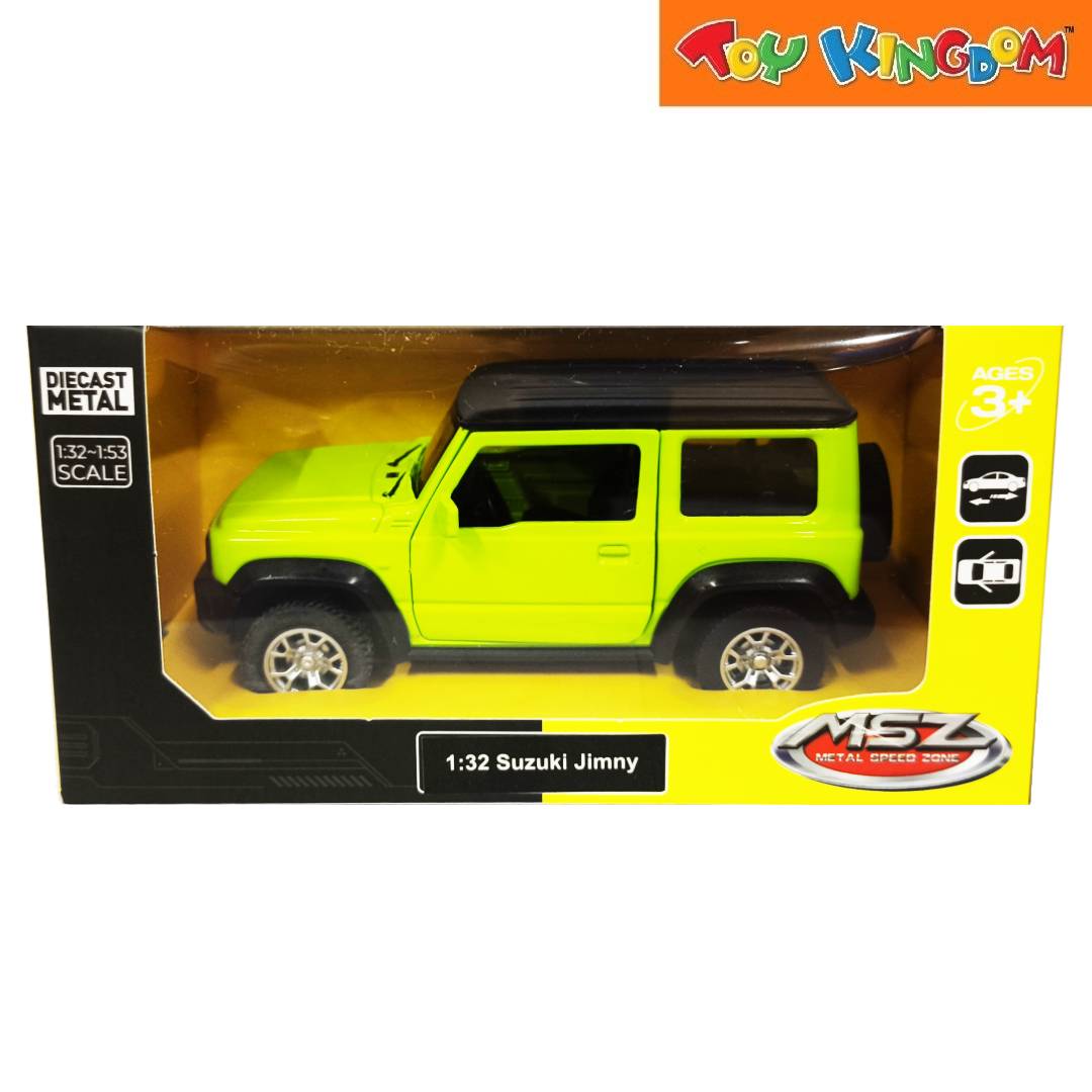 Metal Speed Zone 1:32 Suzuki Jimny Green Die-cast | Toy Kingdom