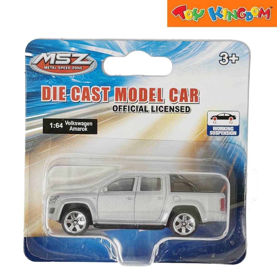 Metal Speed Zone 1:64 Volkswagen Amarok Silver Die-cast