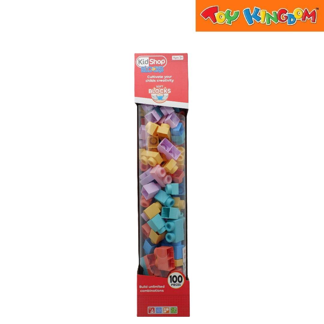 KidShop 100pcs Soft Blocks | Toy Kingdom
