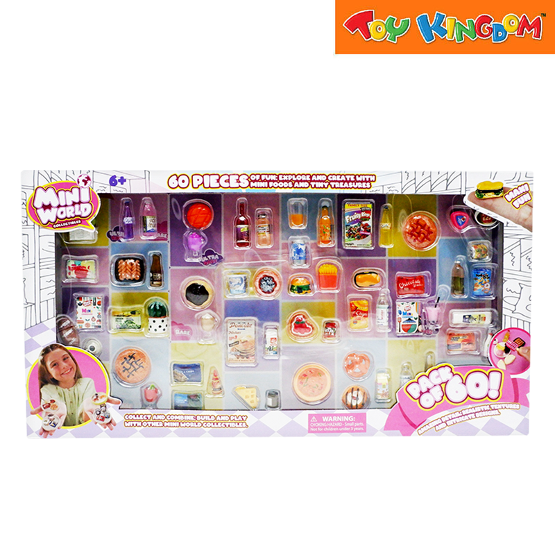 Mini World Explore And Create With Mini Foods And Tiny Treasures 60pcs ...