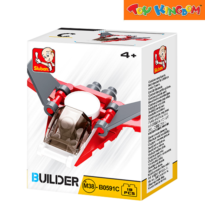 Sluban M38 B0591C Builder Jet Blocks | Toy Kingdom