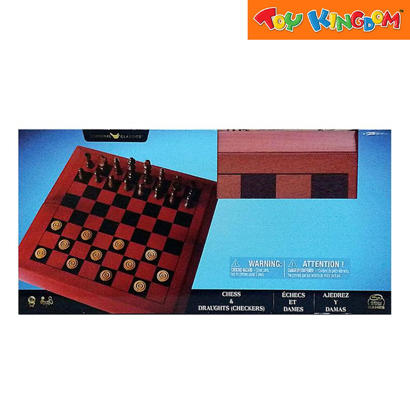 Spin Master Games Wood Chess Checker Refresh – Toy Kingdom