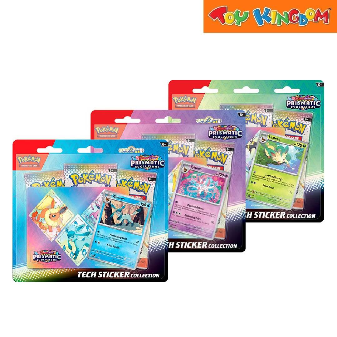 Pokemon SV Prismatic Evolutions Tech Sticker Collection 3 Sets Trading ...