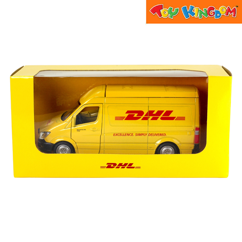 RMZ 1:24 DHL Mercedes Sprinter Van Die-cast Model | Toy Kingdom