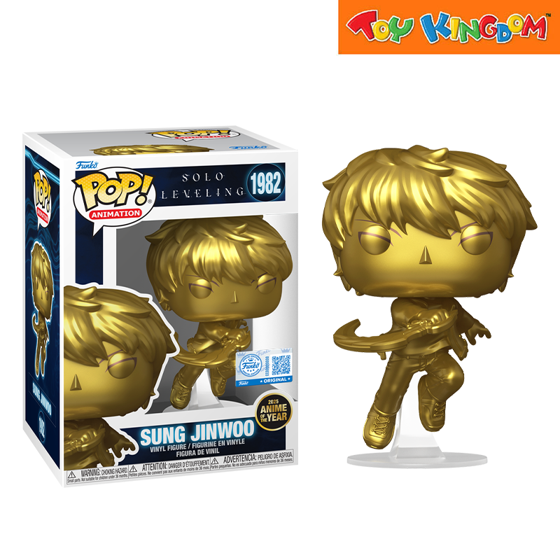 Funko Pop! Animation Solo Leveling - Sung Jinwoo (Gold) Figure – Toy ...