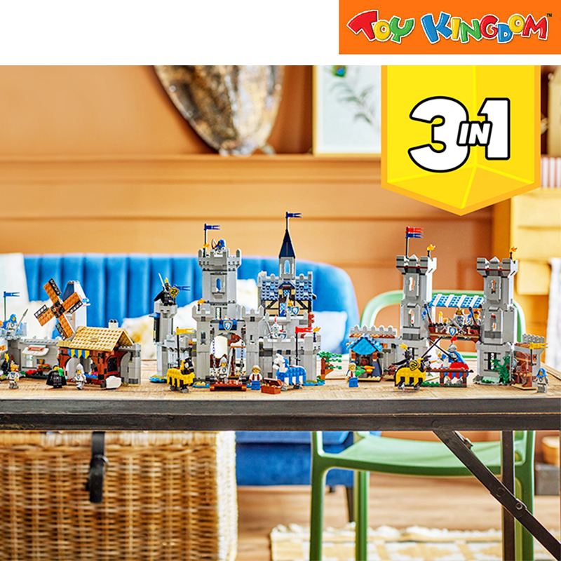 LEGO® Creator 3-in-1 31168 Medieval Horse Knight Castle 1371pcs Buildi ...