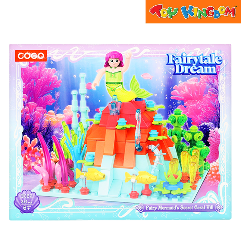 Cogo Blocks Fairy Mermaid's Secret Coral Hill 347pcs Building Blocks ...
