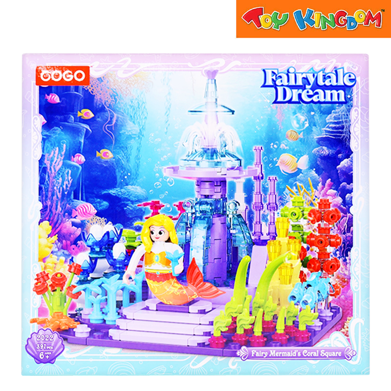Cogo Blocks Fairy Mermaid's Coral Square 397pcs Building Blocks – Toy ...