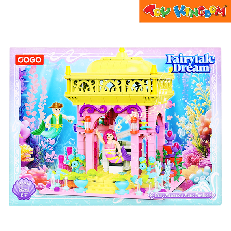 Cogo Blocks Fairy Mermaid's Music Pavillion 520pcs Building Blocks