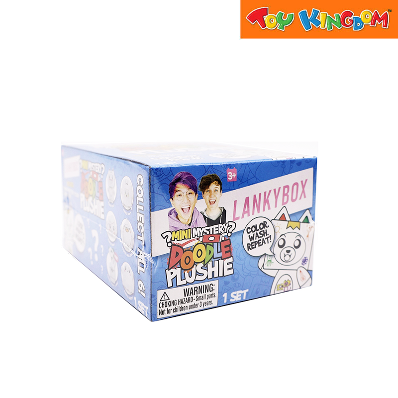 Lankybox 6 inch Mini Mystery Doodle Plushy | Toy Kingdom