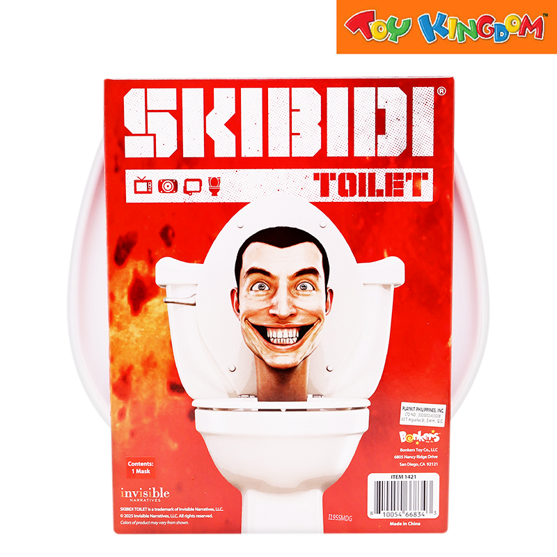 Bonkers Skibidi Toilet Jumpscare Toilet Mask | Toy Kingdom