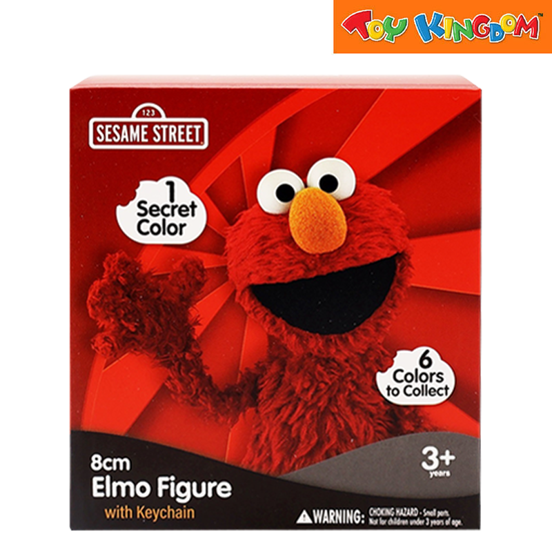 Sesame Street 8cm Elmo Figure with Keychain 6 Assorted – Toy Kingdom