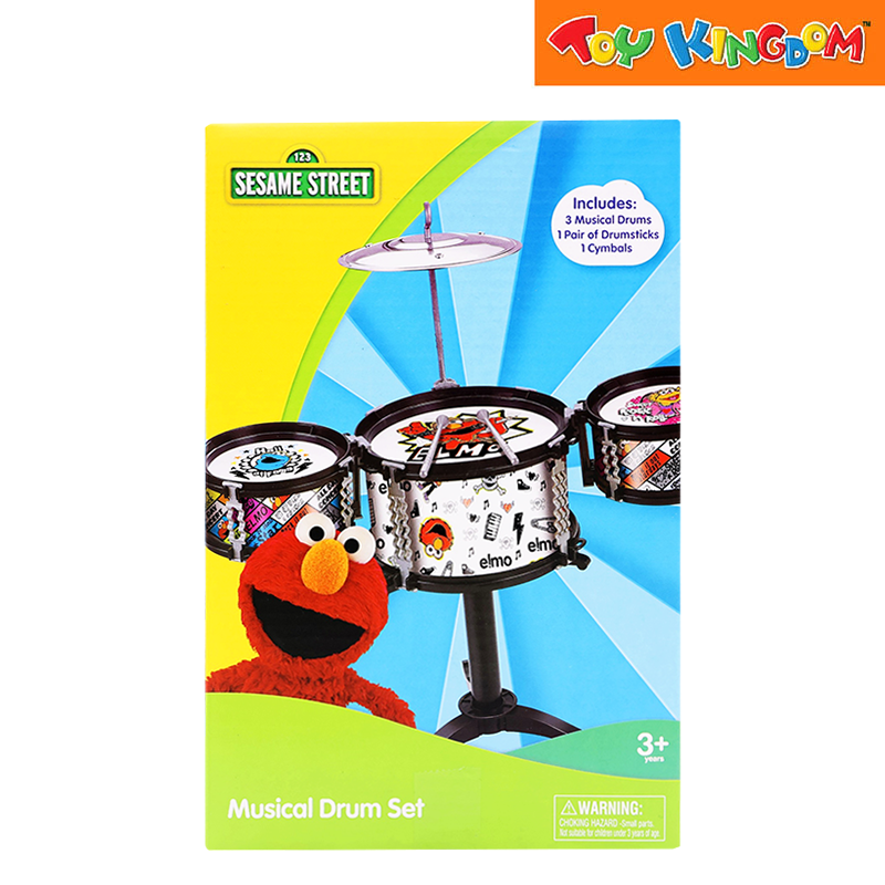 Sesame Street Musical Drum Set – Toy Kingdom