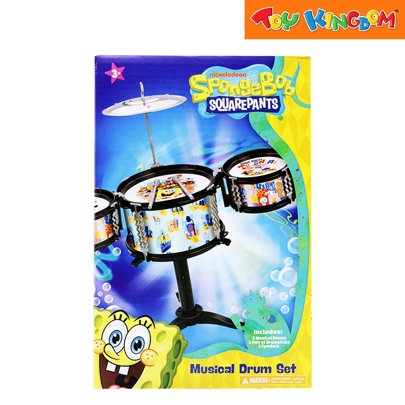 SpongeBob SquarePants Musical Drum Set – Toy Kingdom