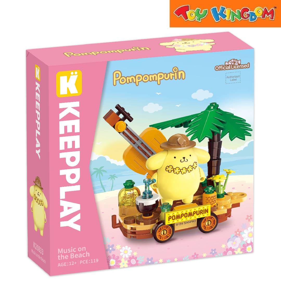 Keepplay Pompompurin Music On The Beach 119pcs Building Set – Toy Kingdom