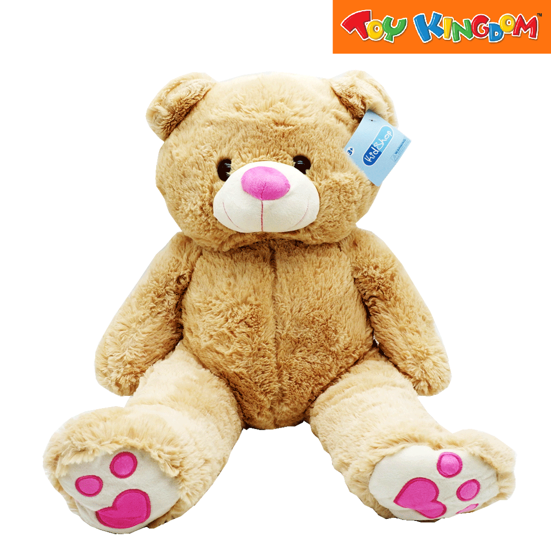 KidShop Sitting Bear Light Brown 70 cm Stuffed Toy | Toy Kingdom