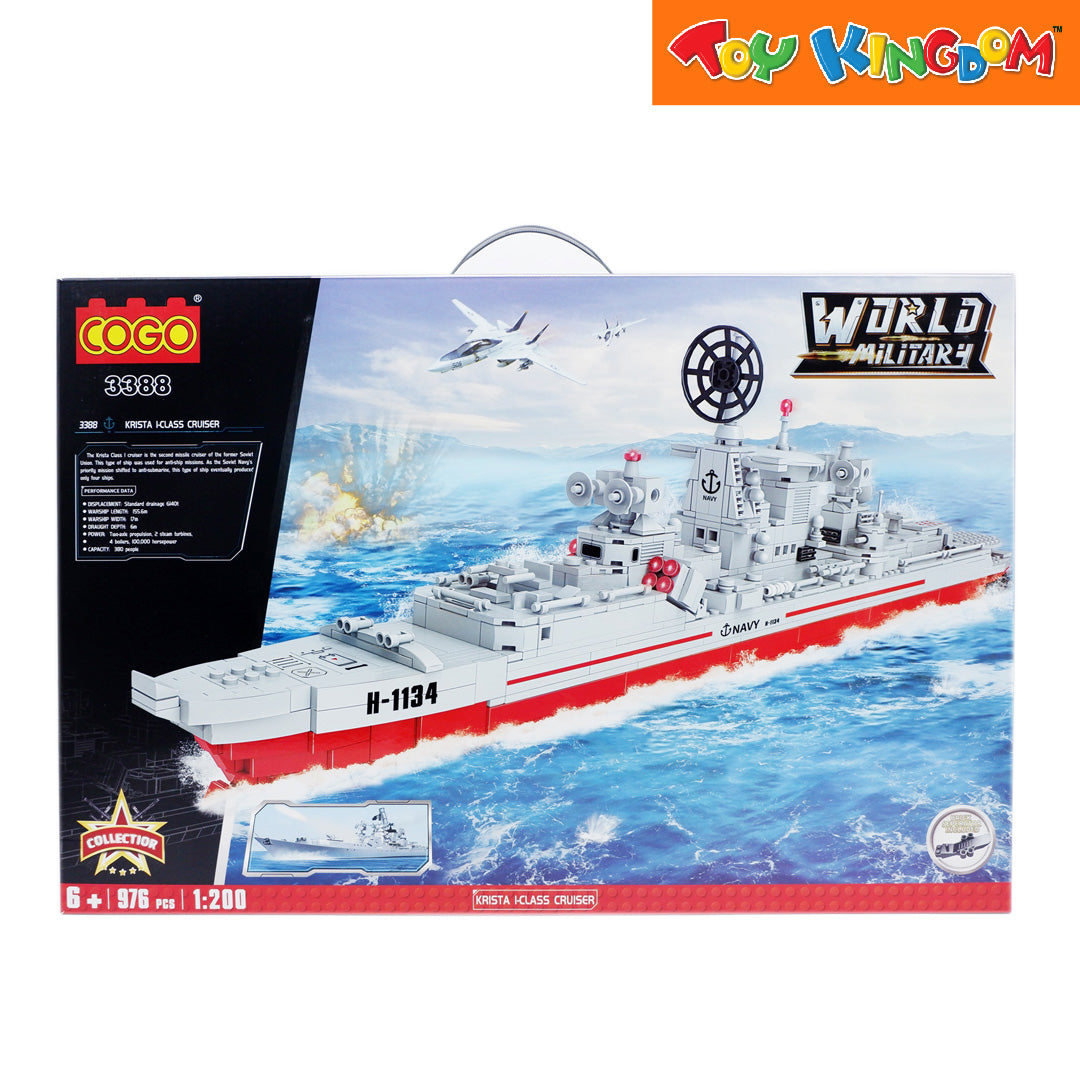 Cogo World Military Krista Class Cruiser Building Blocks