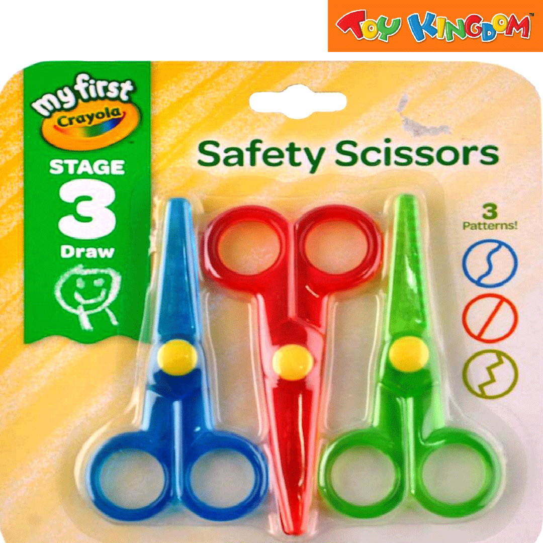 Crayola 3 Safety Scissors | Toy Kingdom | Toy Kingdom