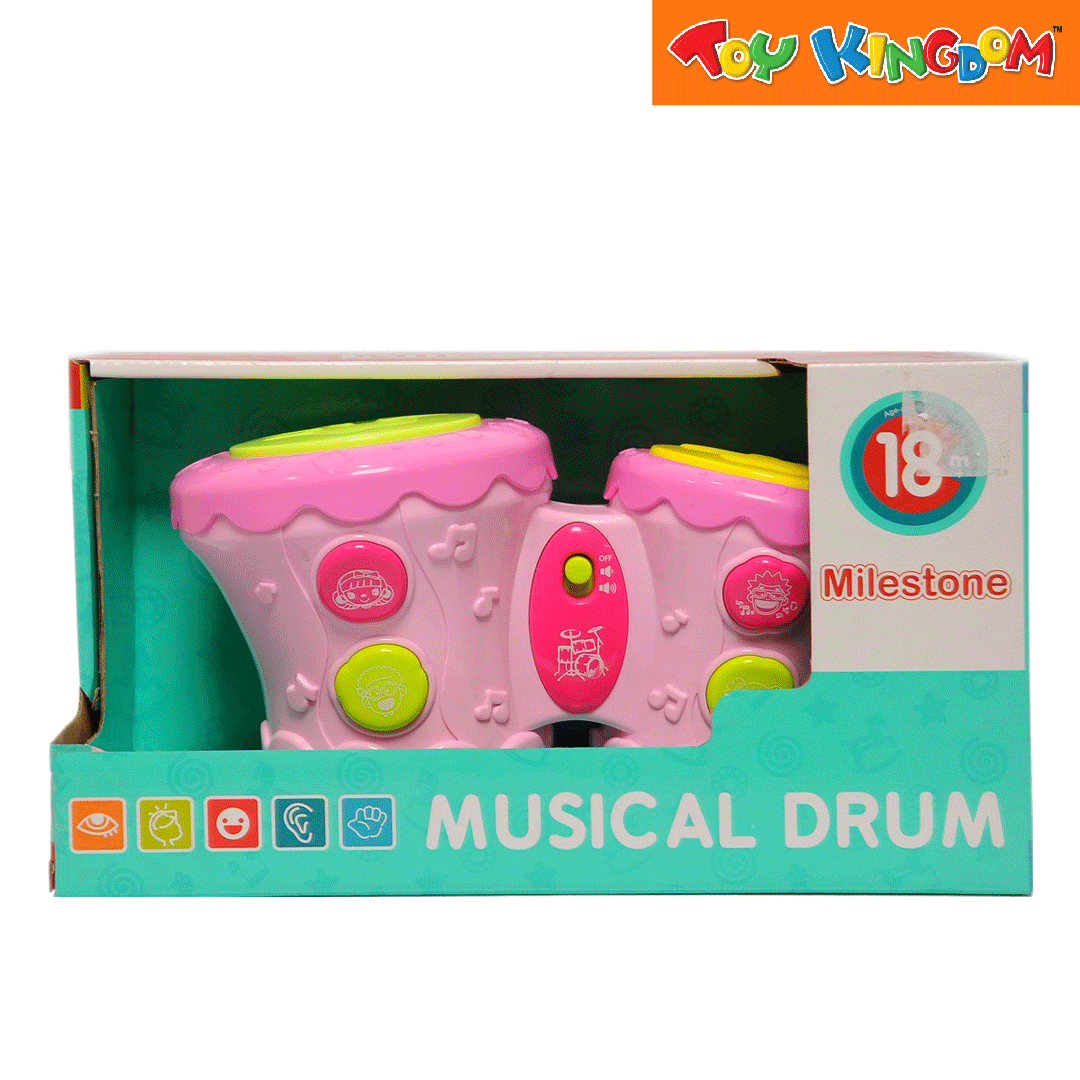 Milestone Musical Drum Toy for Toddlers | Toy Kingdom | Toy Kingdom