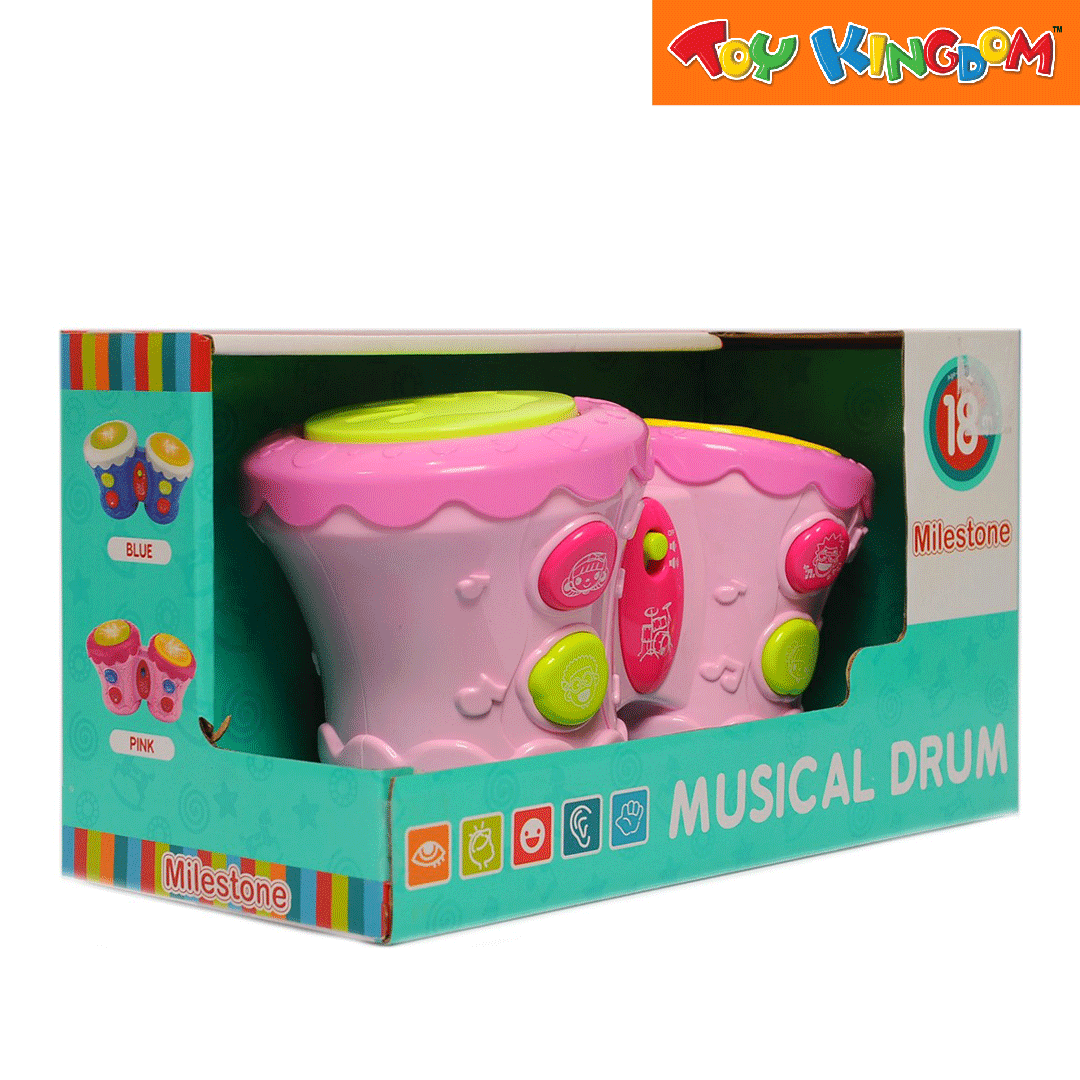 Milestone Musical Drum Toy for Toddlers | Toy Kingdom | Toy Kingdom