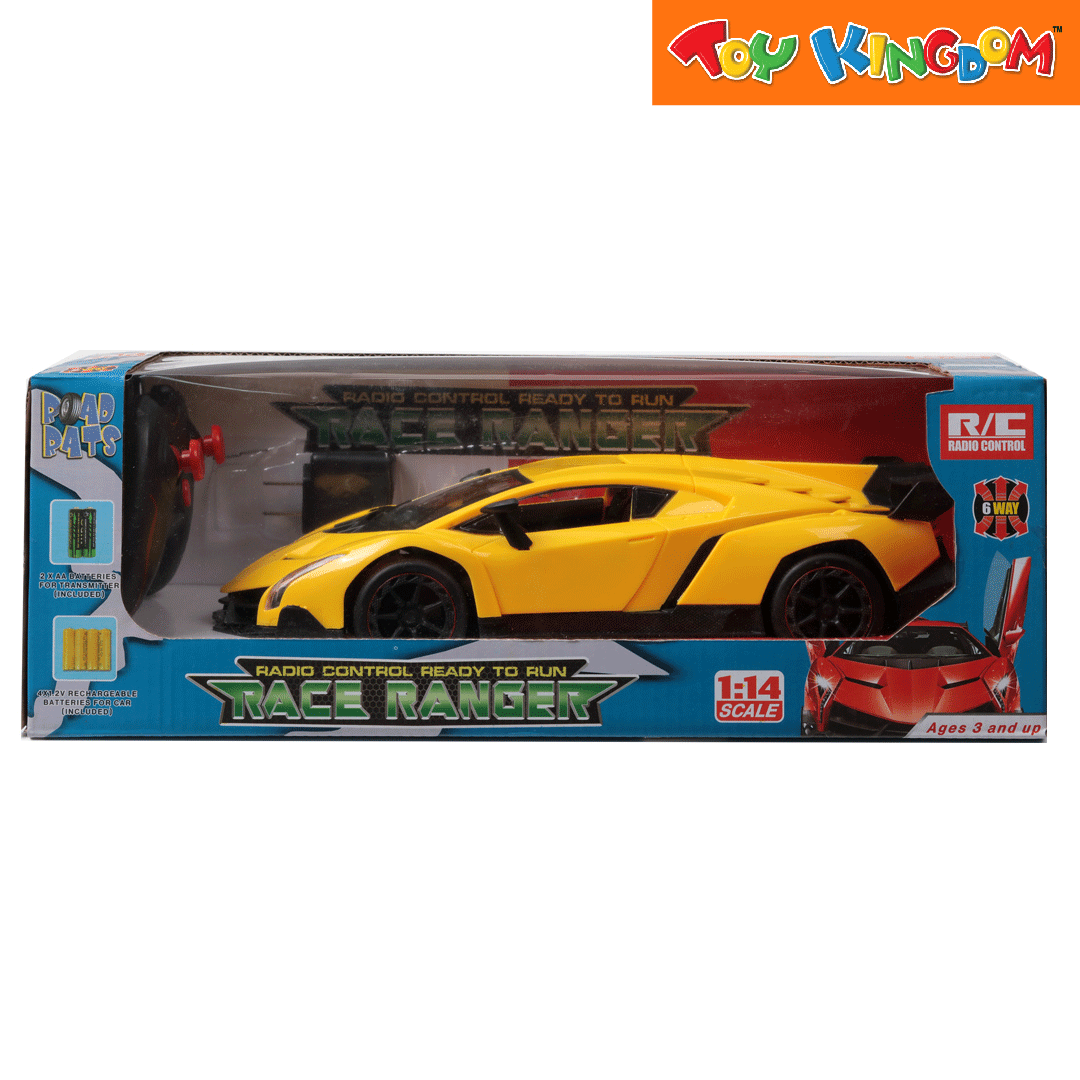 Road Rats Yellow Race Ranger | Toy Kingdom