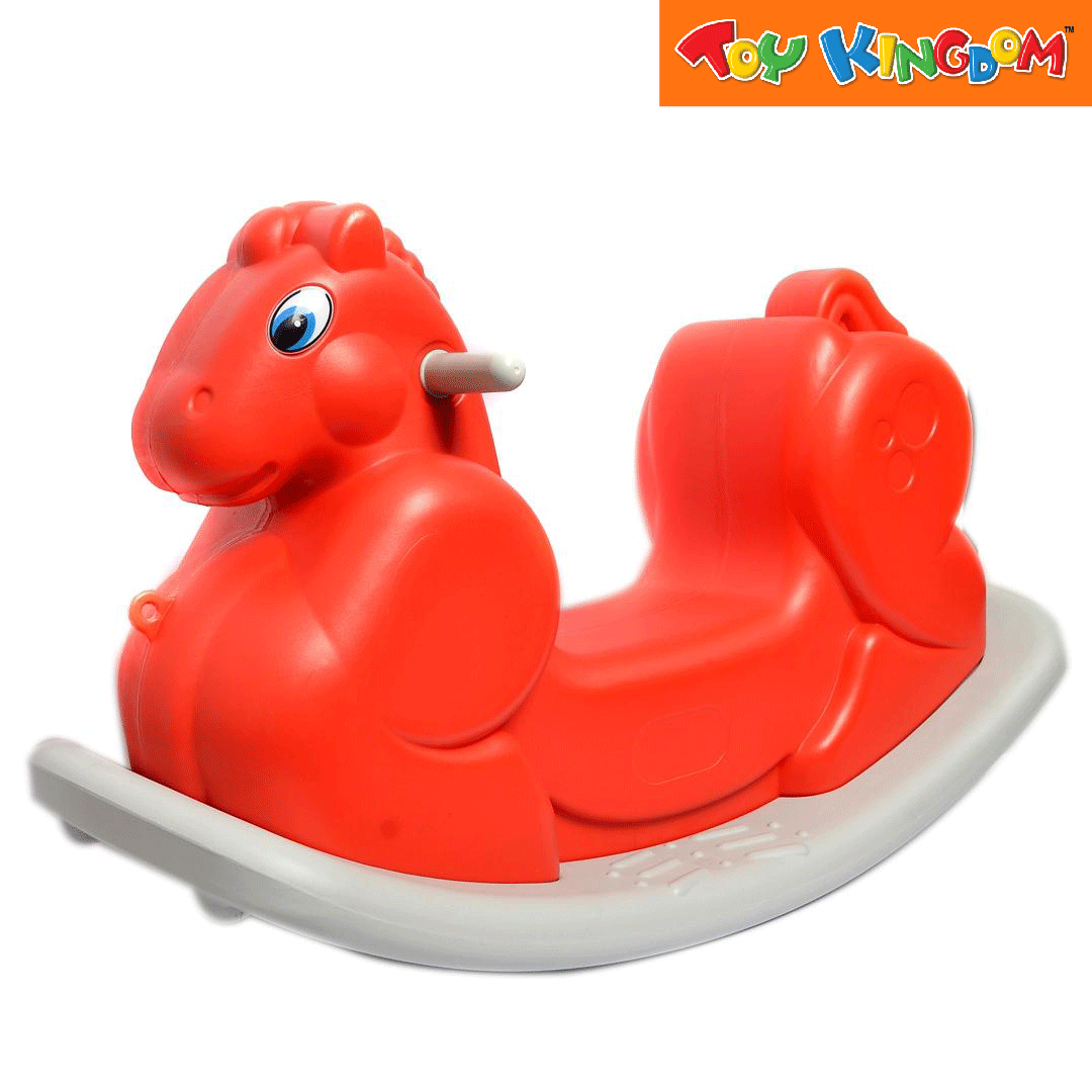 Red Rocking Horse Ride-On | Toy Kingdom