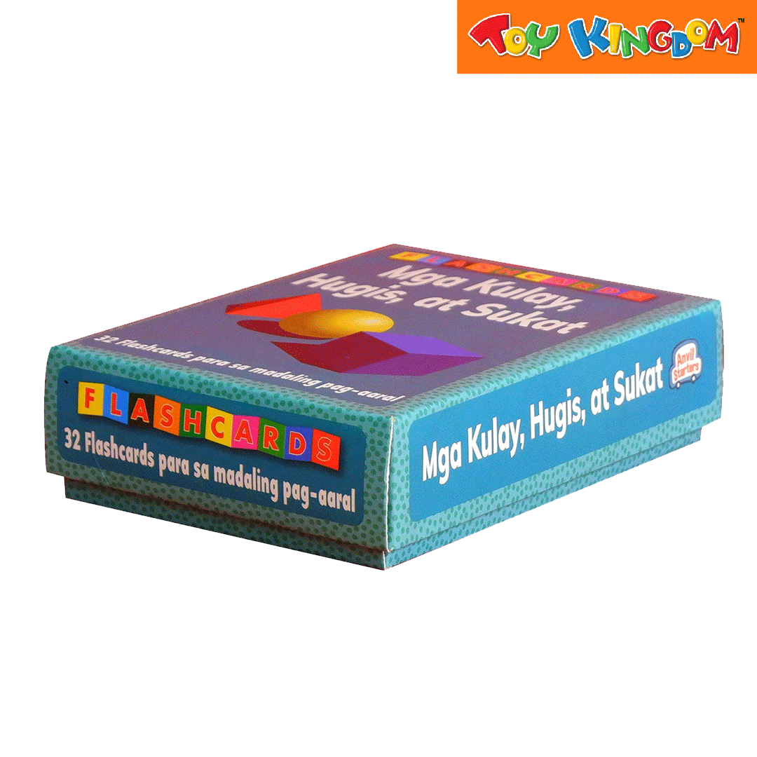 Mga Kulay, Hugis, at Sukat Flash Cards | Toy Kingdom