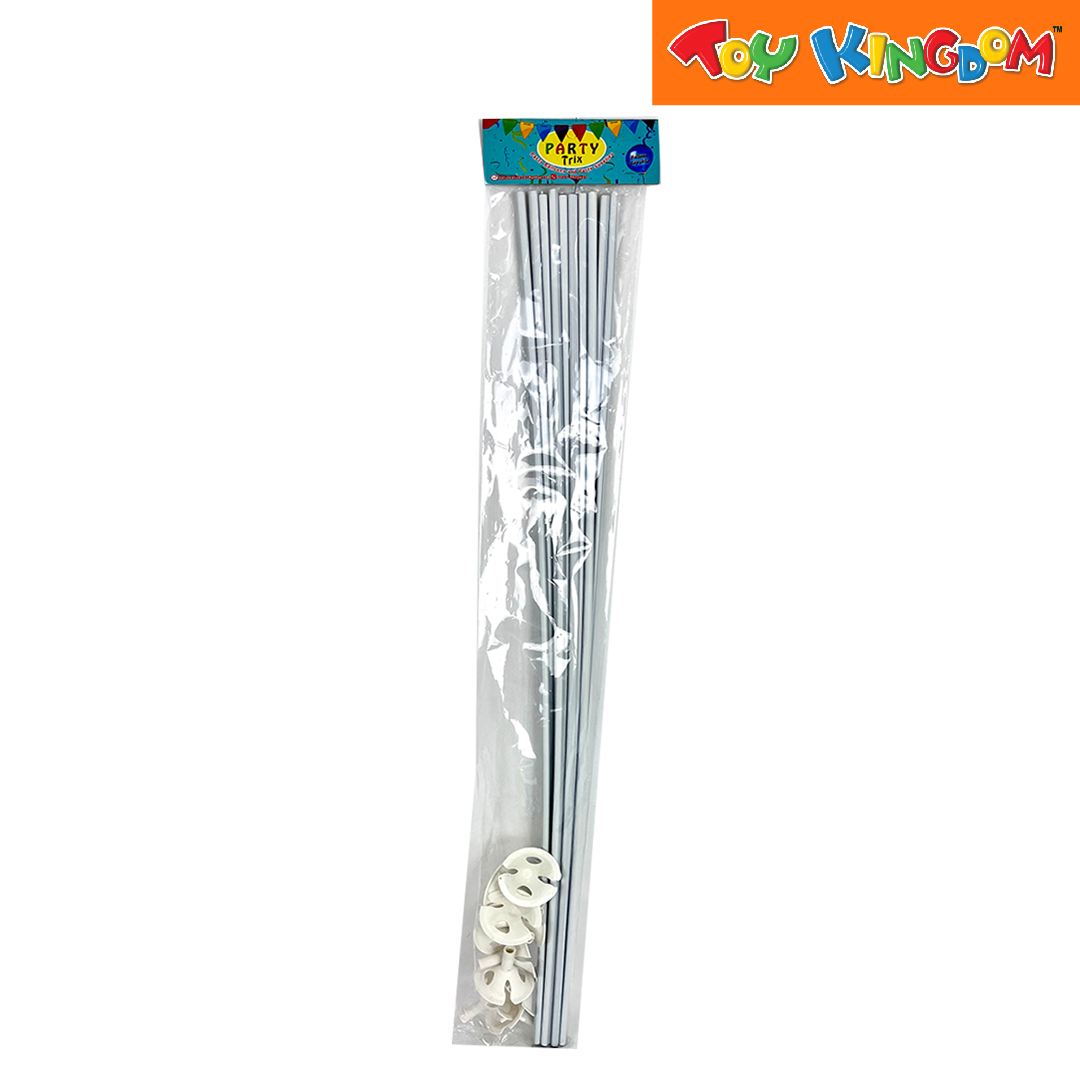 10 pcs Long Balloon Cap and Stick | Toy Kingdom