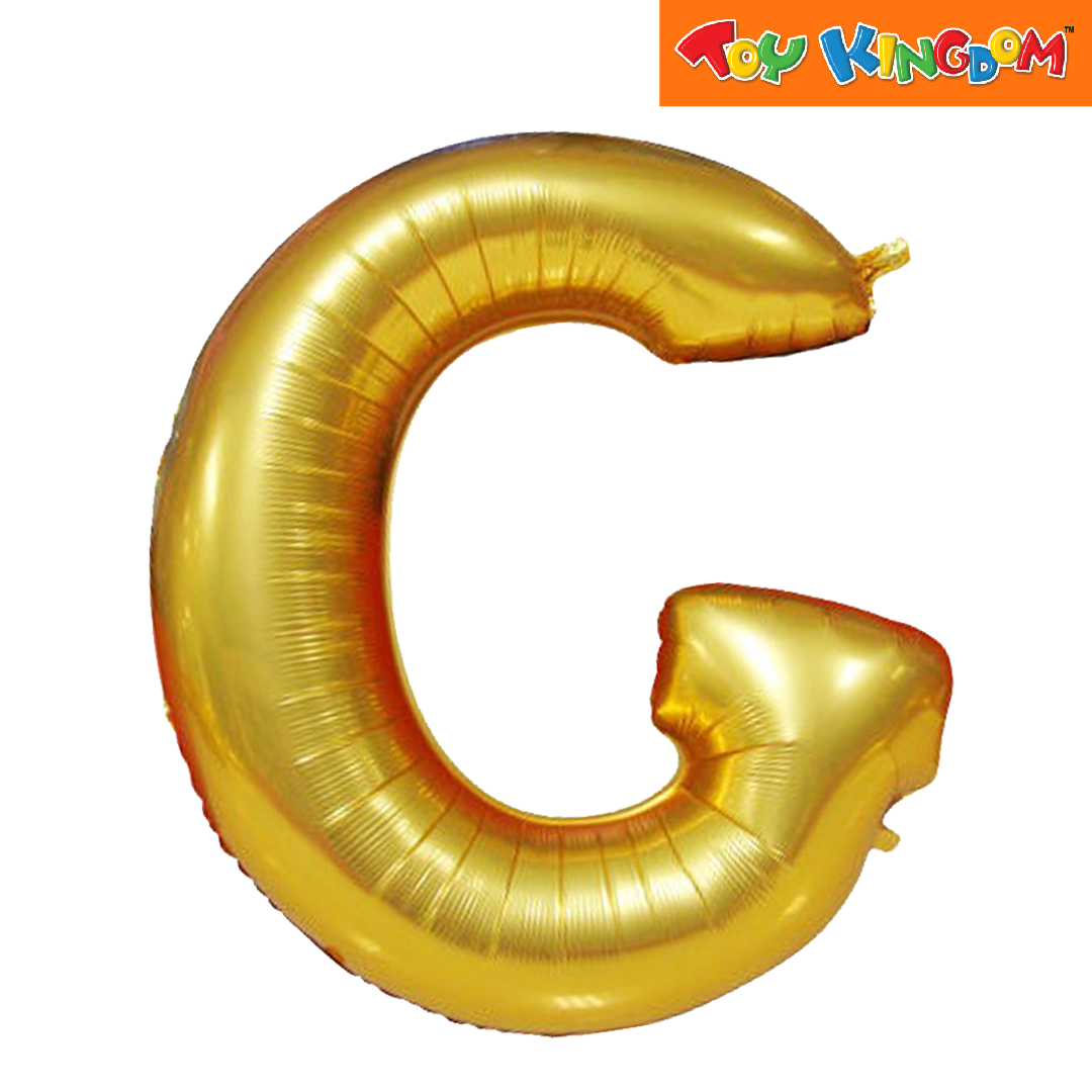Gold Letter G Foil Balloon – Toy Kingdom