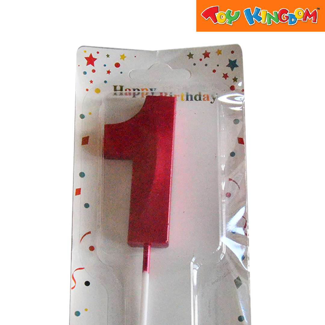 No. 1 Cake Number Candle | Toy Kingdom