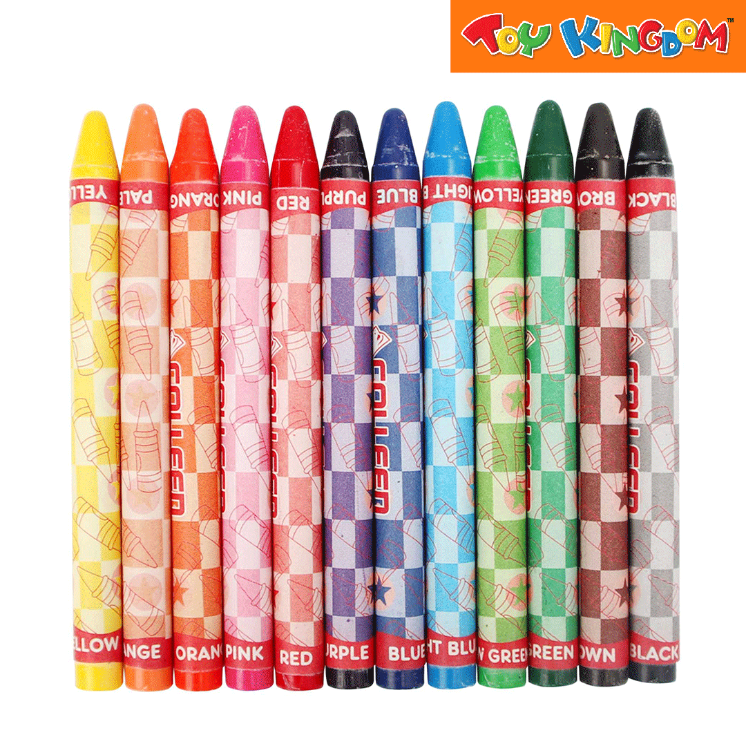 Colleen 12 Colors Crayon | Toy Kingdom