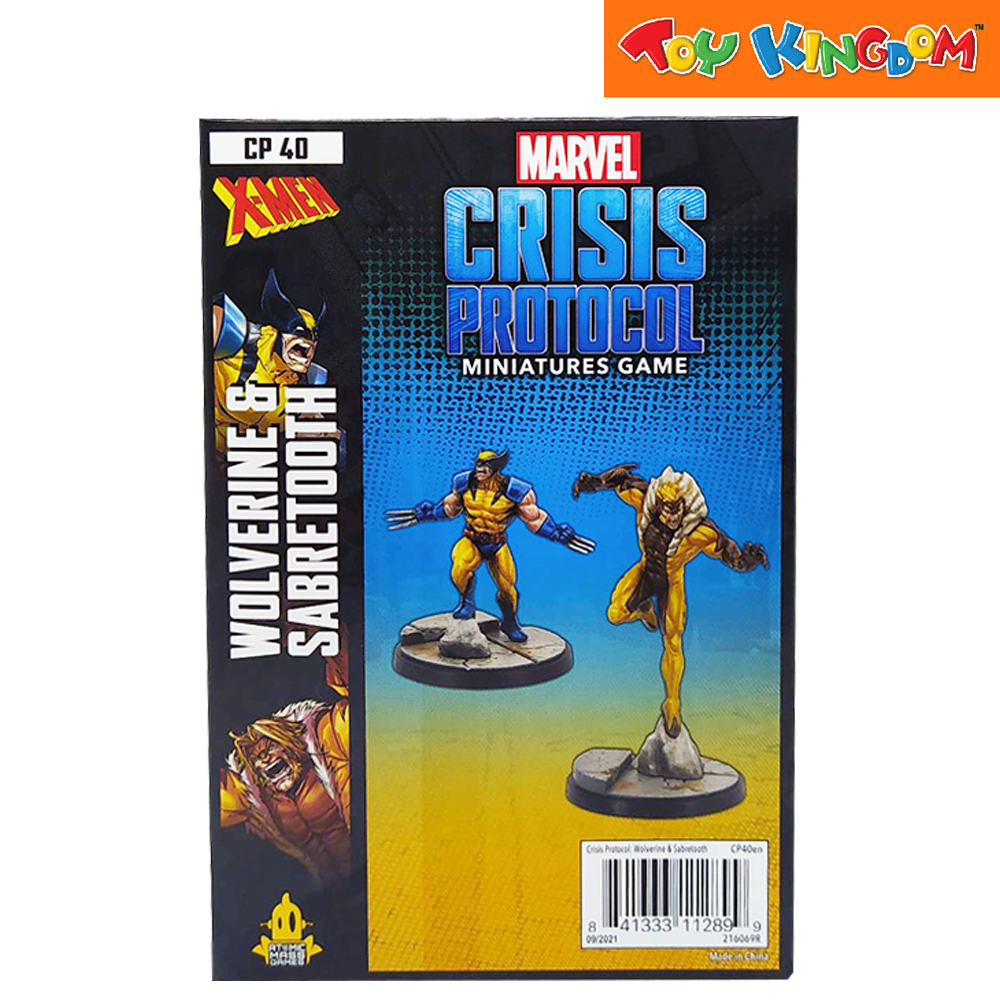 Marvel X-Men CP 40 Crisis Protocol Wolverine and Sabretooth Character Pack