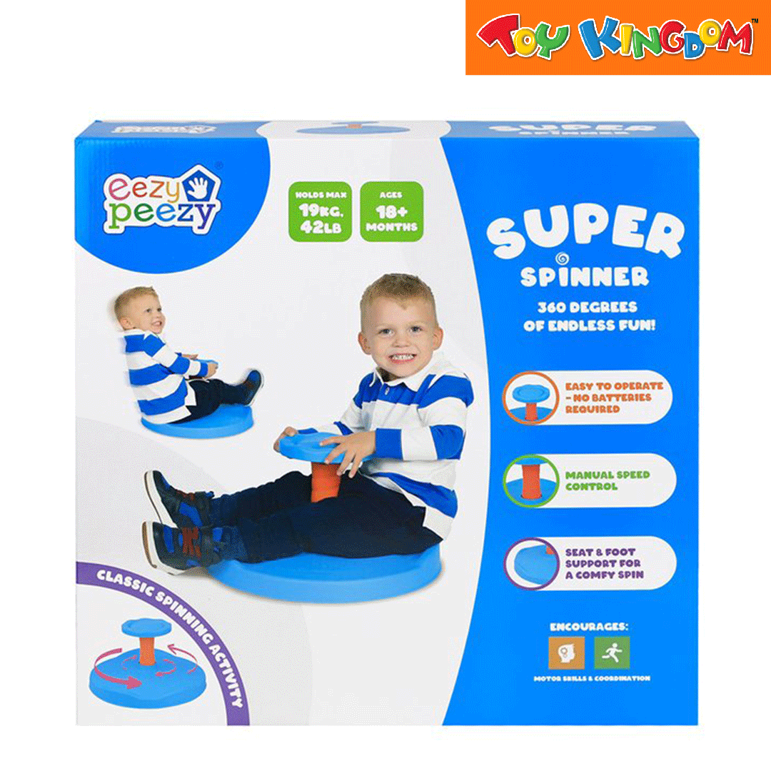 Eezy Peezy Blue Super Spinner | Toy Kingdom