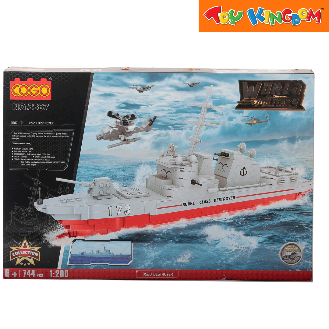 Cogo World Military Destroyer Building Blocks | Toy Kingdom