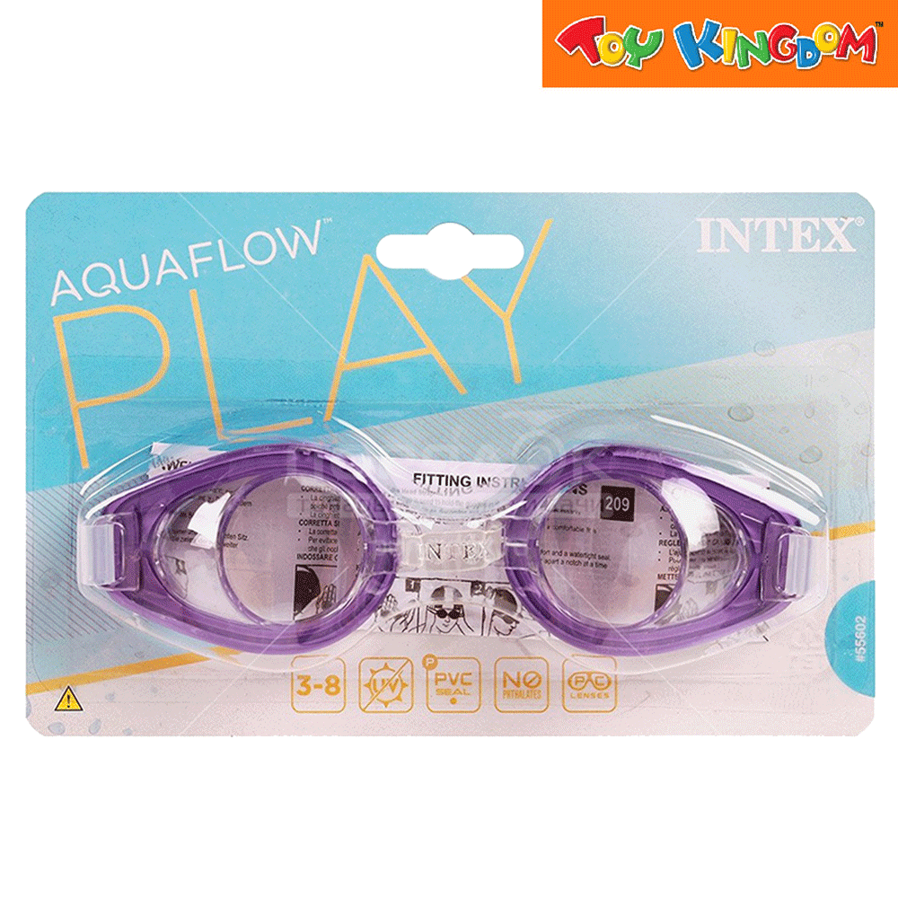 Intex Aquaflow Play Goggles (Violet) for Kids | Toy Kingdom