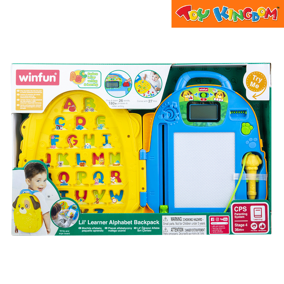 WinFun Lil' Learner Alphabet Backpack | Toy Kingdom