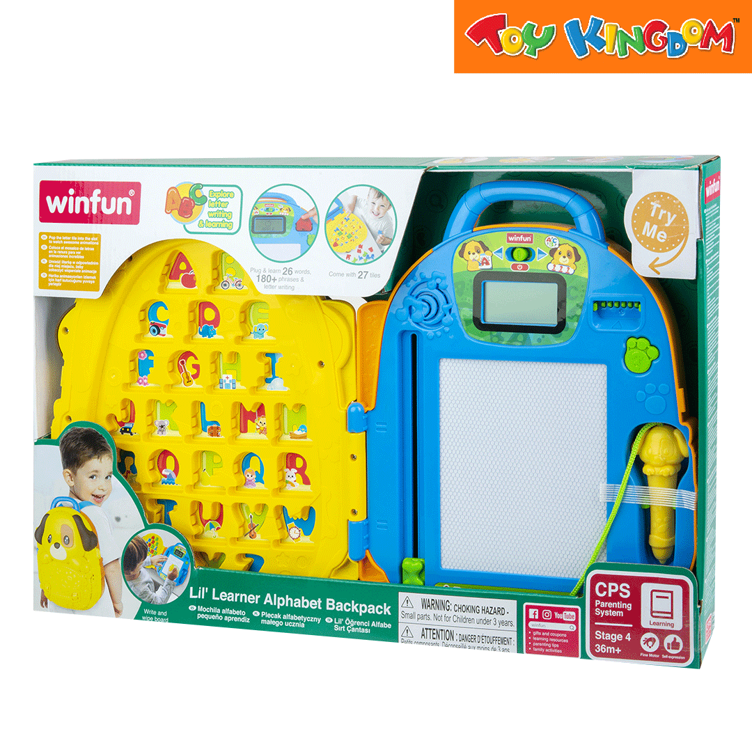 WinFun Lil' Learner Alphabet Backpack | Toy Kingdom