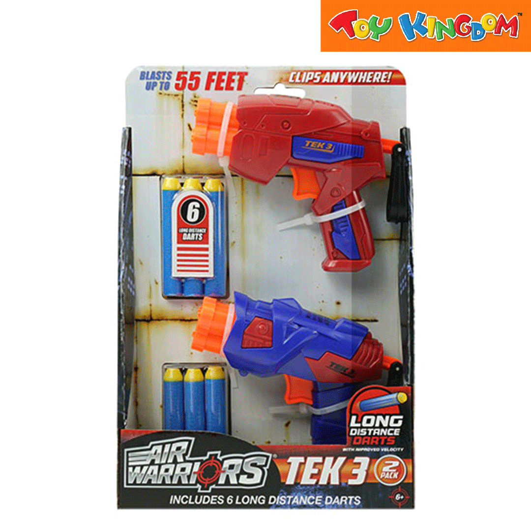 Buzz Bee Air Warriors TEK 3 2 Pack Blaster | Toy Kingdom