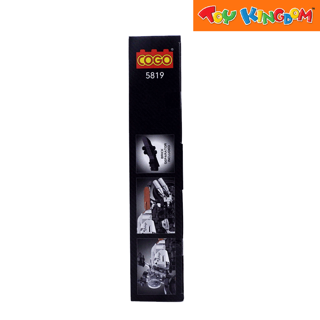 Cogo Tech Storm Vintage Motorcycle Building Blocks | Toy Kingdom