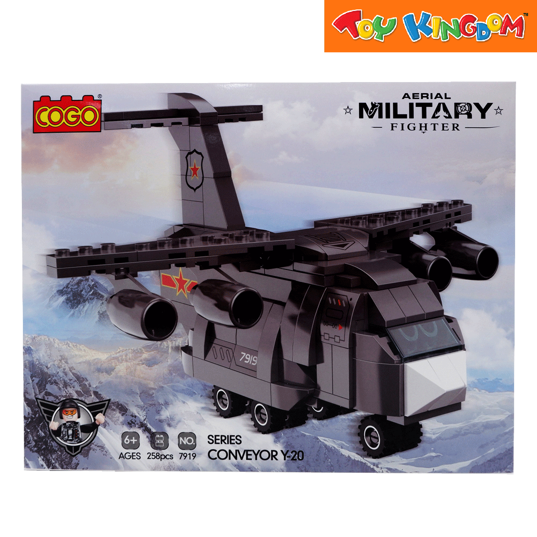 Cogo Conveyor Y-20 258pcs Building Blocks | Toy Kingdom