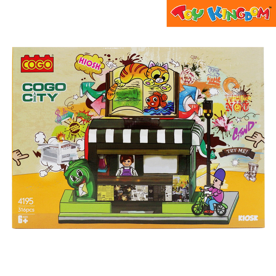 Cogo City Kiosk Building Blocks | Toy Kingdom