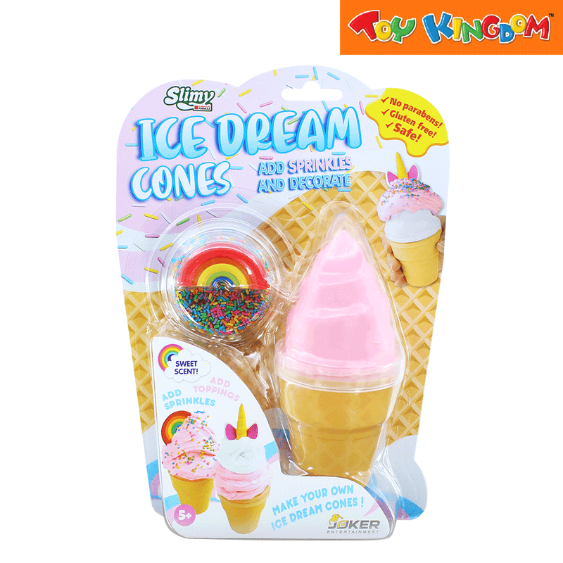 Slimy Ice Dream Cone Sprinkles Rainbow Slime | Toy Kingdom