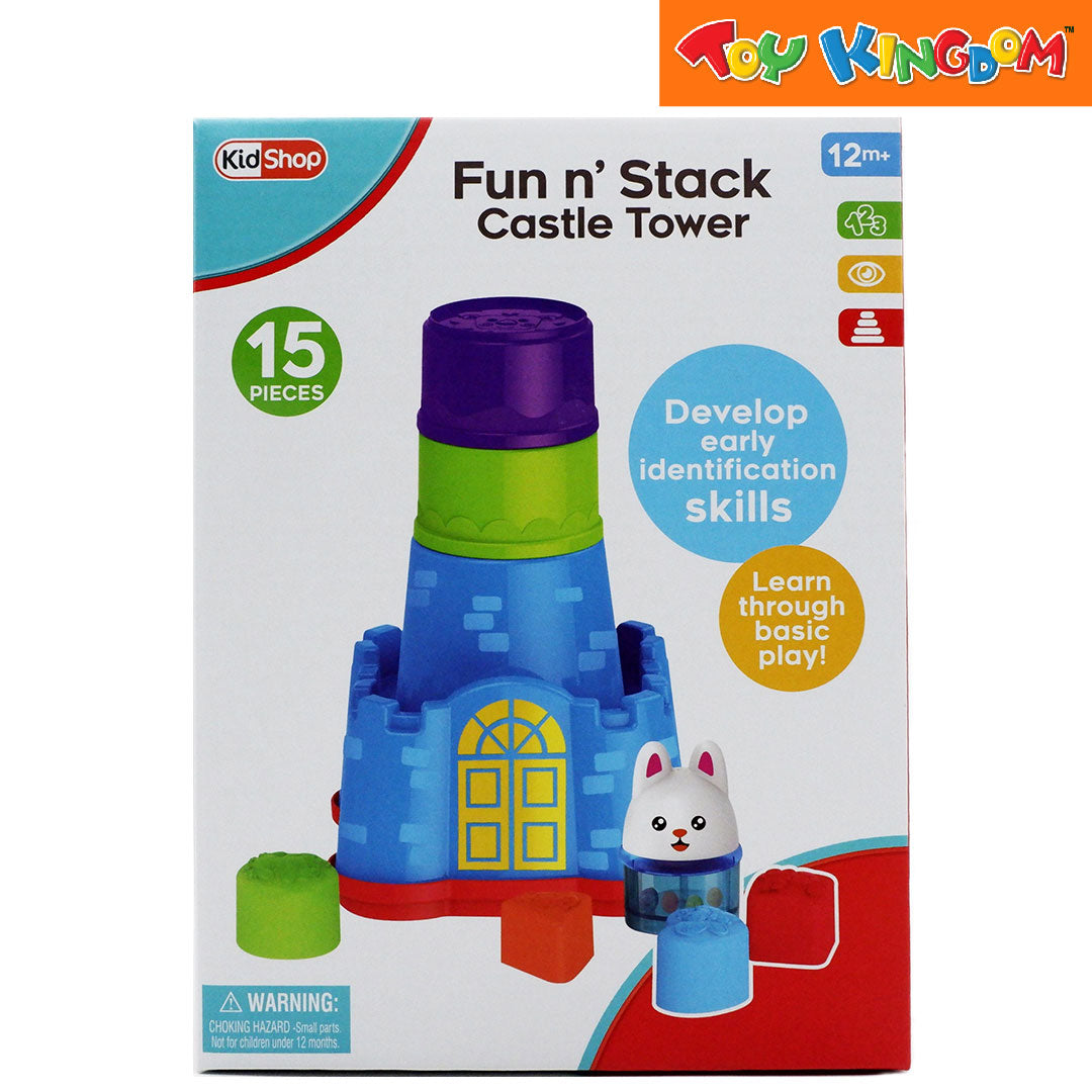 KidShop Fun 'n Learn Fun 'n Stack Castle Tower | Toy Kingdom