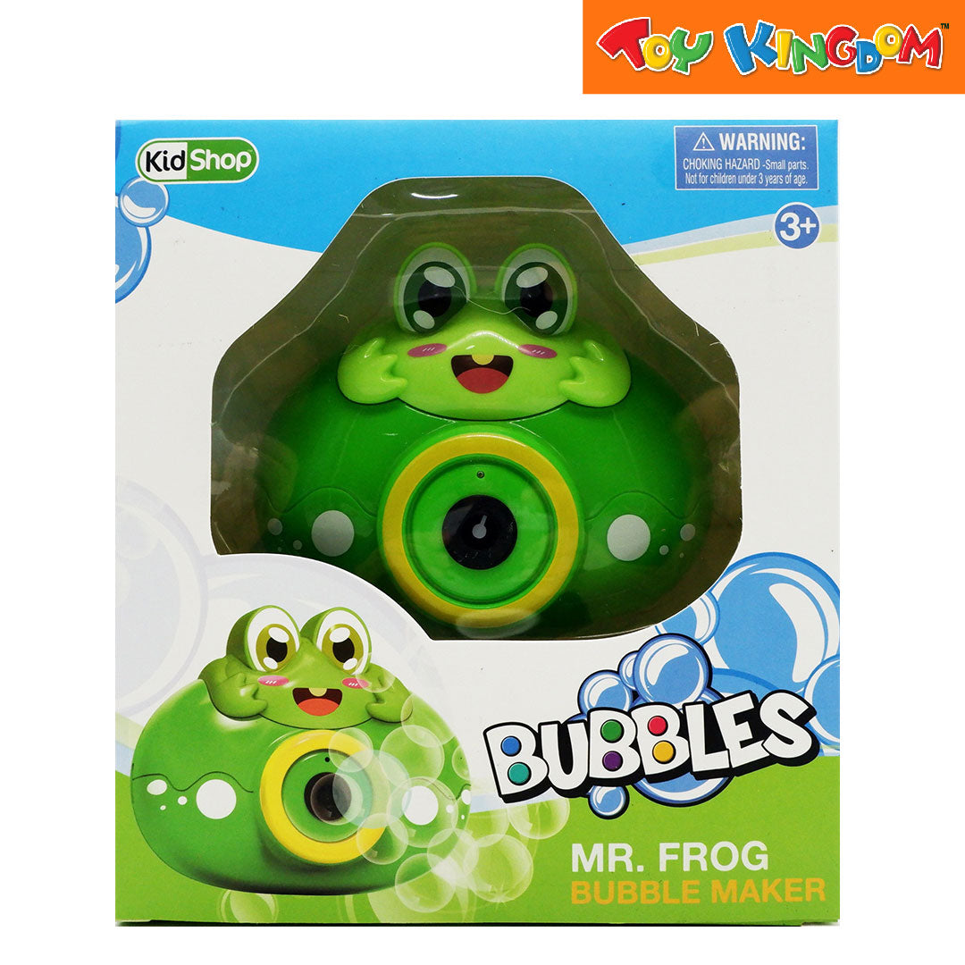 KidShop Frog Camera Green Bubble Maker | Toy Kingdom