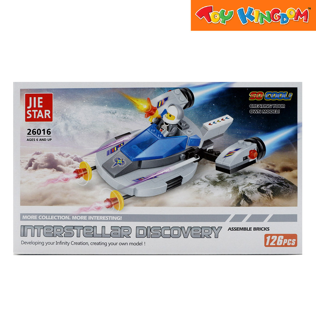 Jie Star Blocks Interstellar Discovery Assemble Bricks 126 pcs Building ...