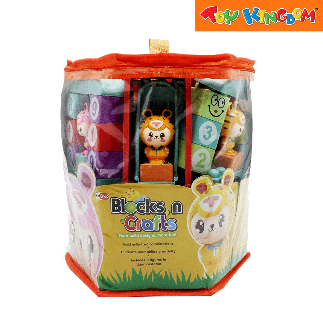KidShop Blocks 'n Craft 65 pcs Building Blocks | Toy Kingdom
