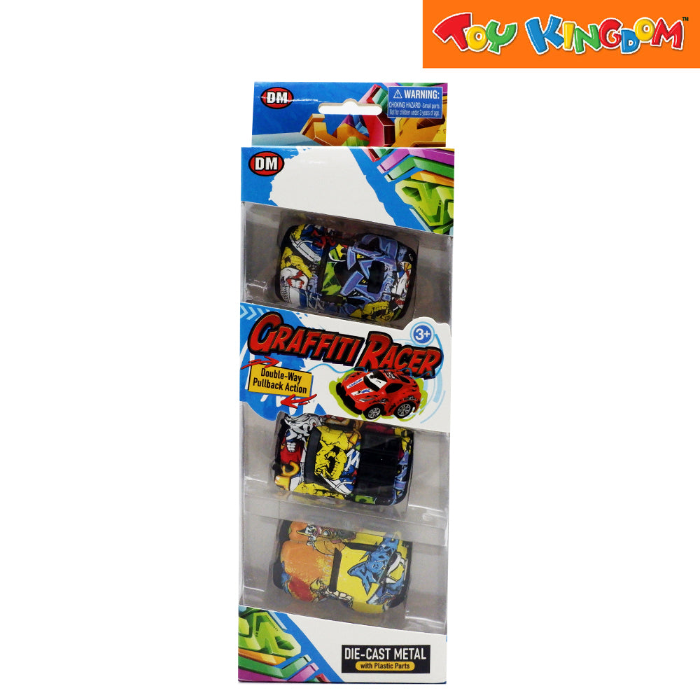 Dream Machine Graffiti Racer Die-cast Vehicle Set | Toy Kingdom