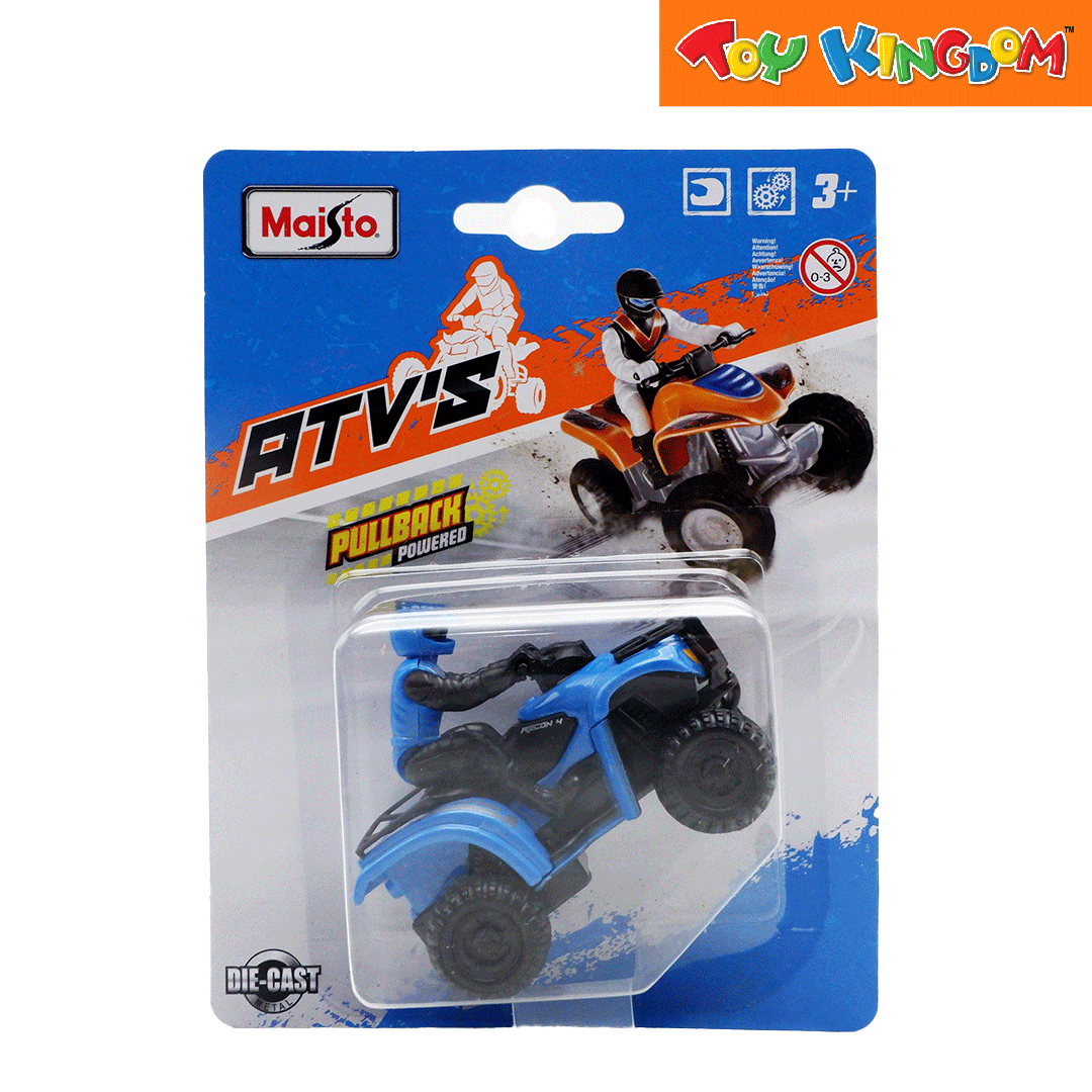 Maisto ATV's Blue with Blue Vest Die-cast Vehicle | Toy Kingdom