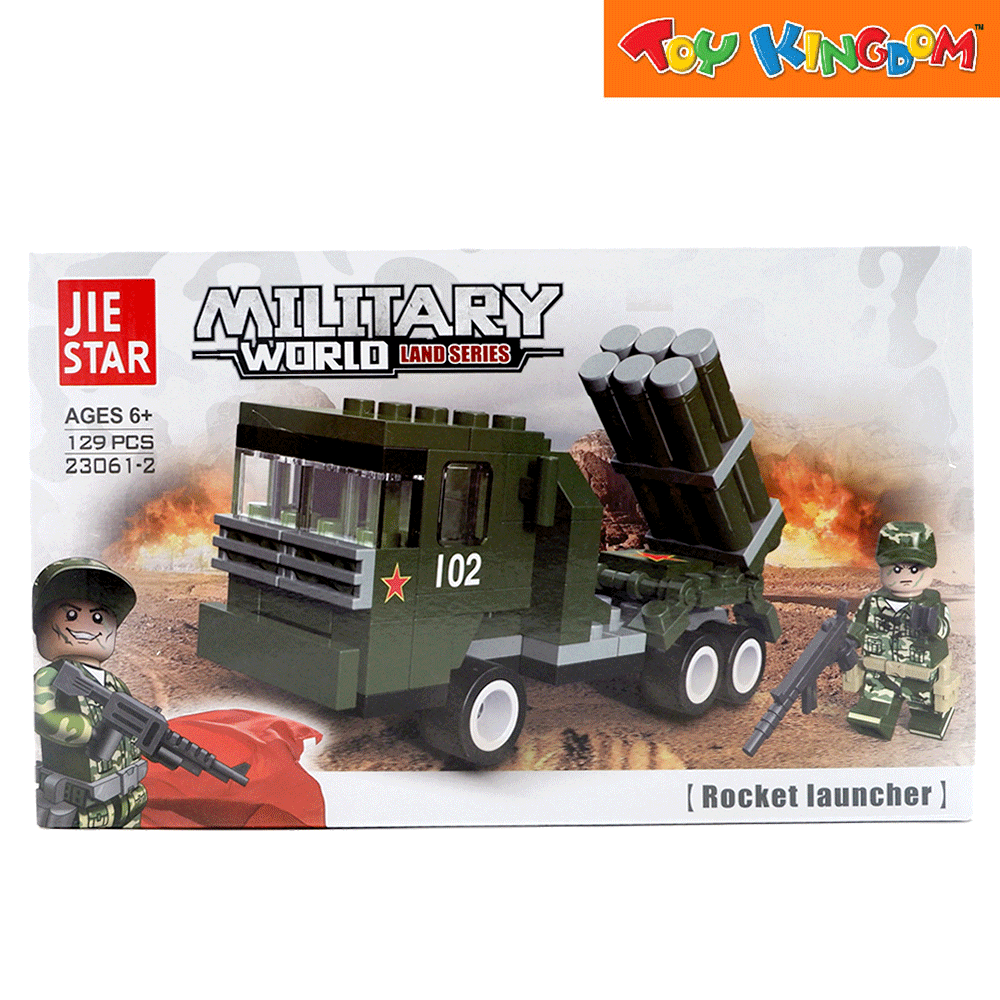 Jie Star Blocks Land Series Military World Rocket Launcher 129 pcs ...