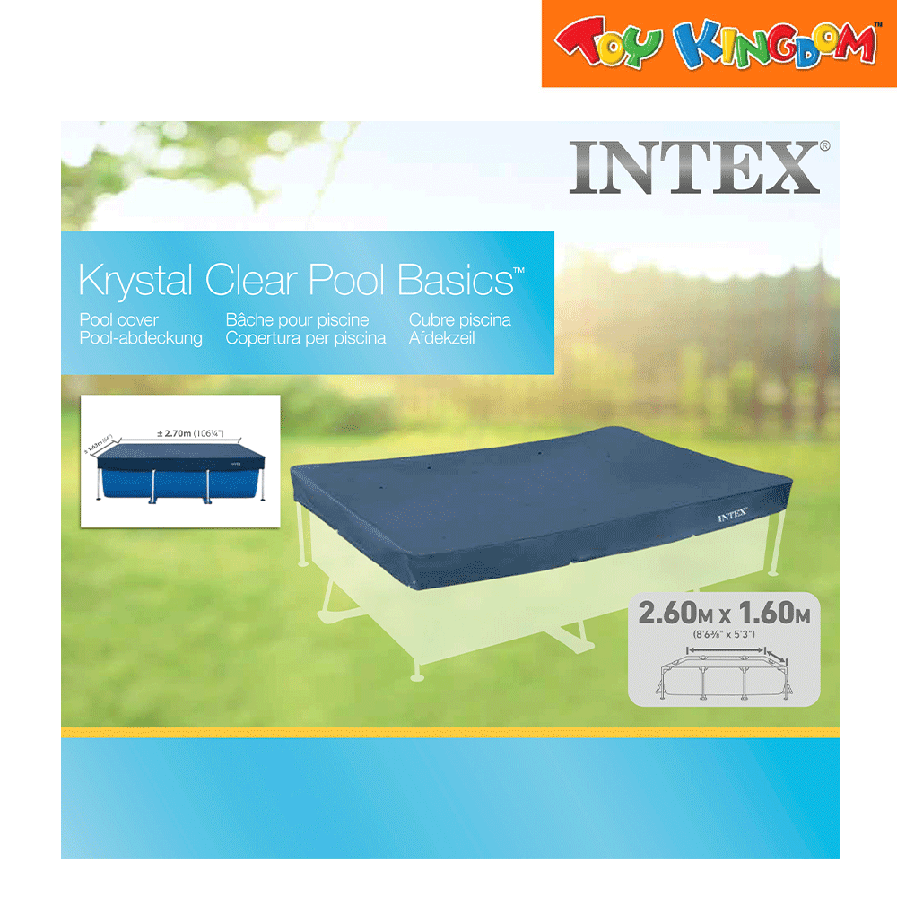 Intex Rectangular 2.6 x 1.6 m Pool Cover | Toy Kingdom
